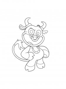 Smiling Critters coloring pages
