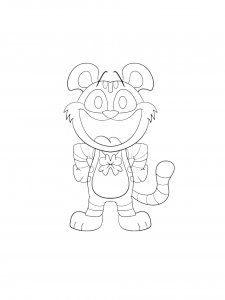 Smiling Critters coloring pages