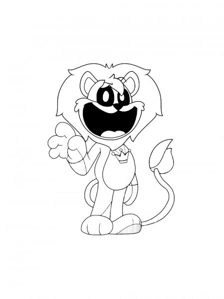 Smiling Critters coloring pages
