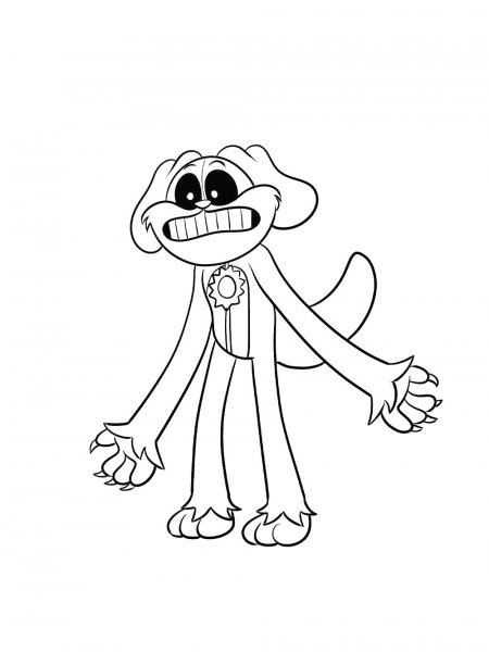 Smiling Critters coloring pages