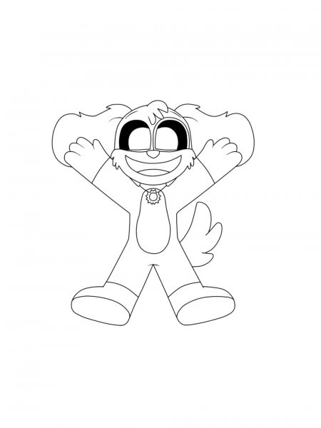 Smiling Critters coloring pages