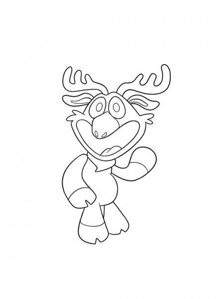 Smiling Critters coloring pages
