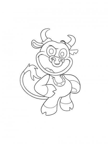 Smiling Critters coloring pages