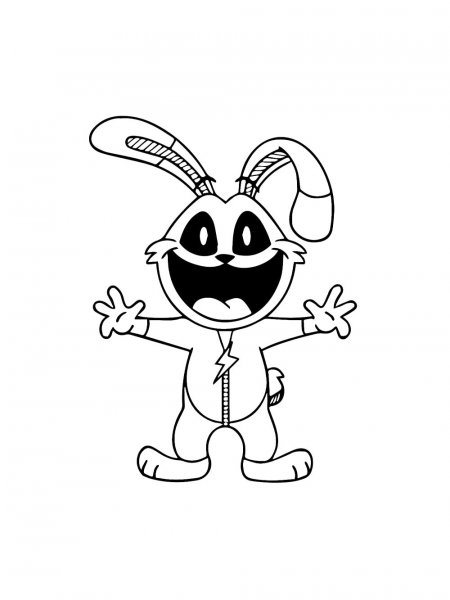 Smiling Critters coloring pages