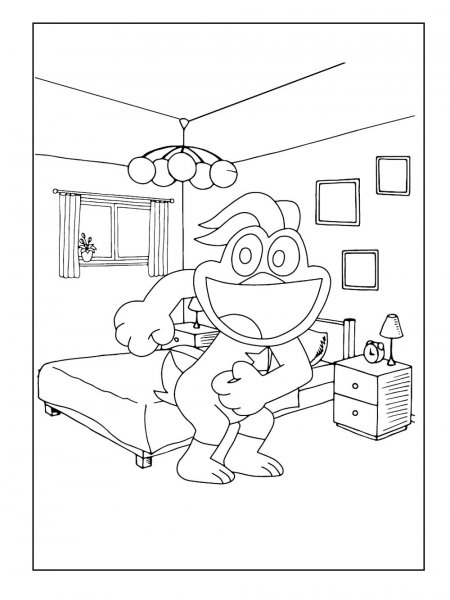 Smiling Critters coloring pages