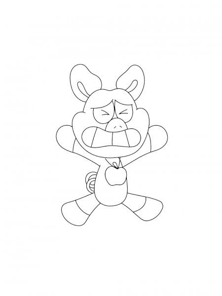 Smiling Critters coloring pages