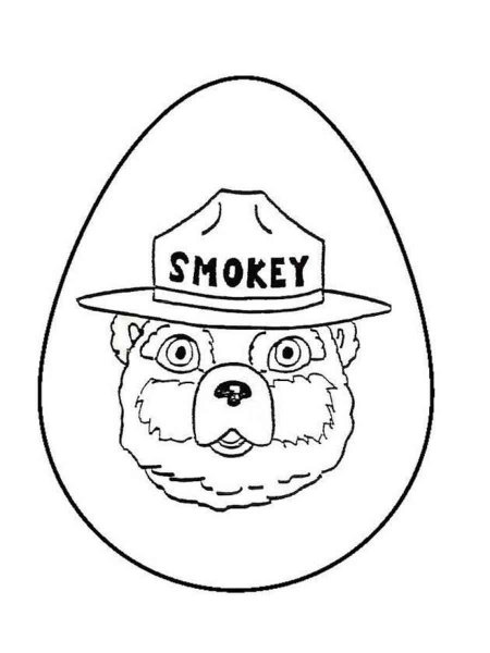 Smokey Bear coloring pages