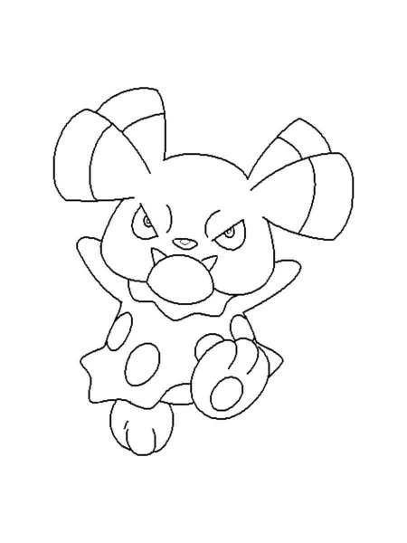 Snubbull Pokemon coloring pages