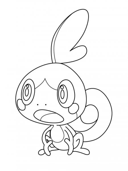 Pokemon Sobble coloring pages - Free Printable