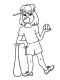 Softball coloring pages