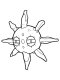 Solrock Pokemon coloring pages