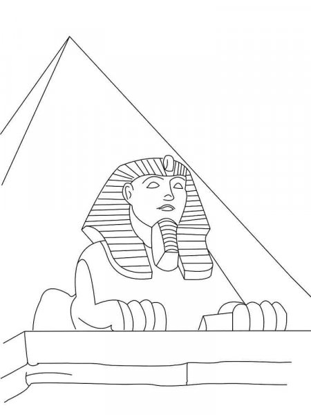 Sphinx coloring pages