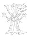 Spooky Tree coloring pages