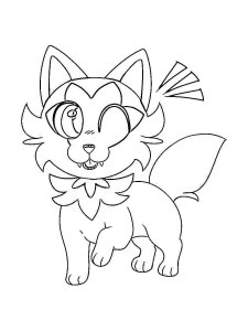 Sprigatito Pokemon coloring pages