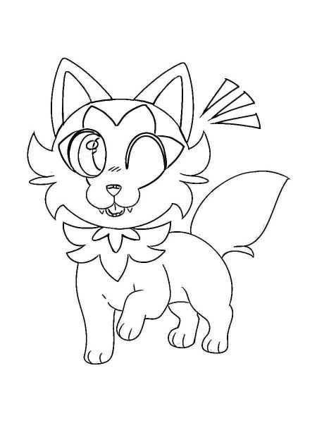 Sprigatito Pokemon coloring pages