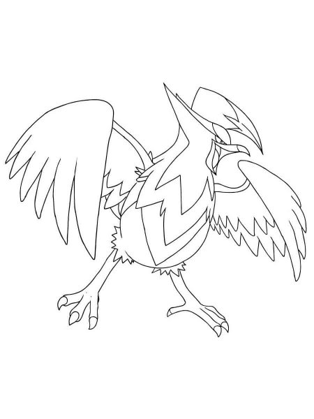 Staraptor Pokemon coloring pages