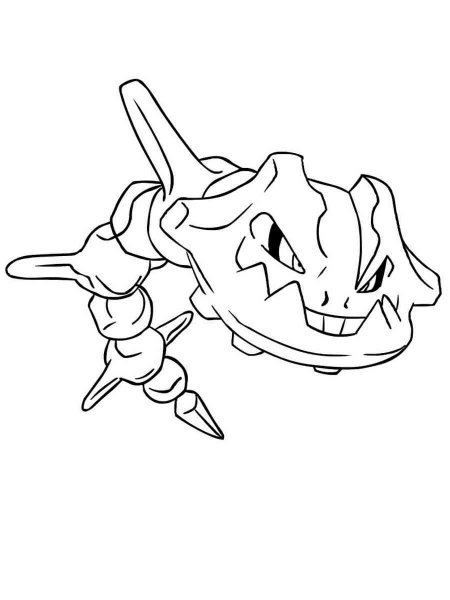 Pokemon Steelix coloring pages - Free Printable