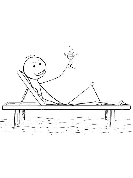 Stickman coloring pages