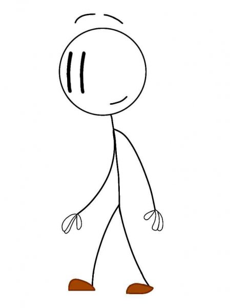 Stickman coloring pages