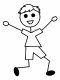 Stickman coloring pages