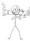 Stickman coloring pages
