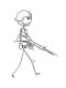Stickman coloring pages