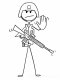 Stickman coloring pages