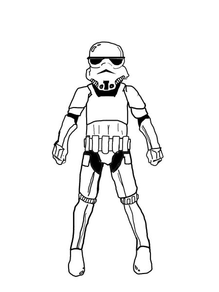 Stormtrooper coloring pages