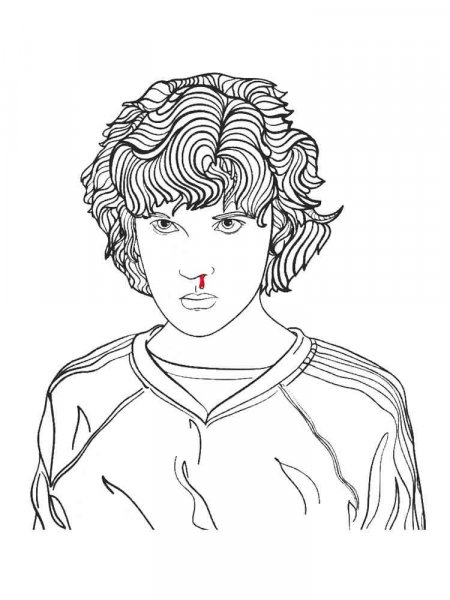 Stranger Things coloring pages