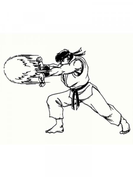 Street Fighter coloring pages