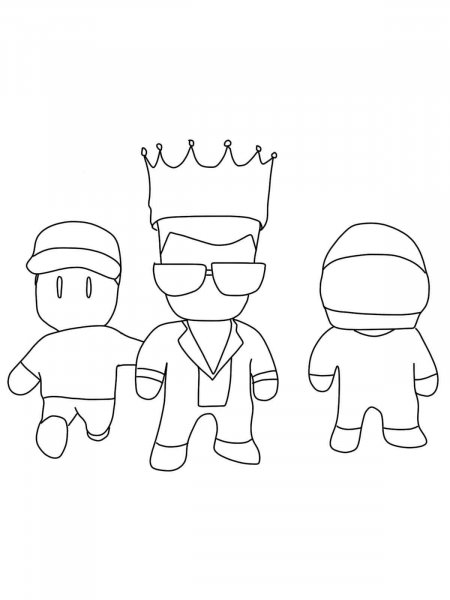 Stumble Guys coloring pages