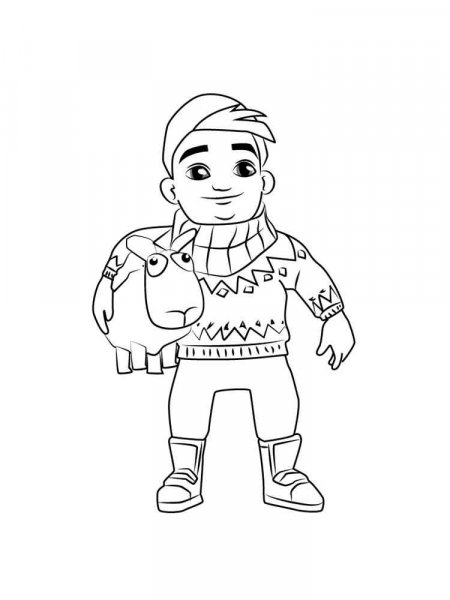 Subway Surfers coloring pages