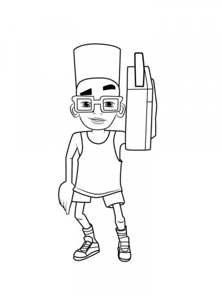 Subway Surfers coloring pages