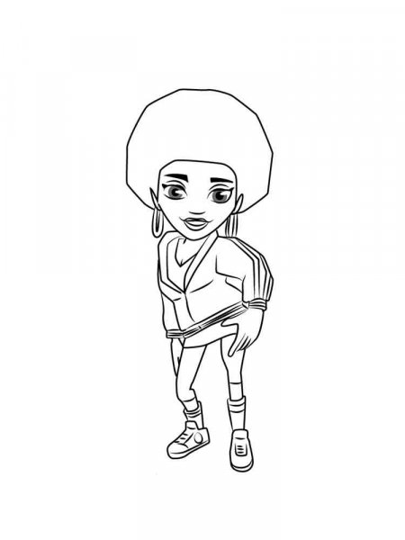 Subway Surfers coloring pages