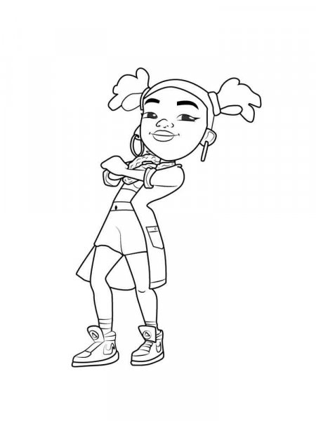 Subway Surfers coloring pages