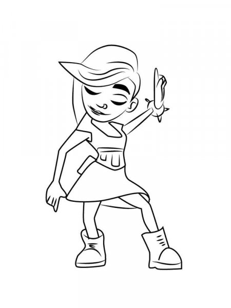 Subway Surfers coloring pages