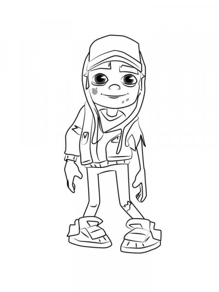 Subway Surfers coloring pages