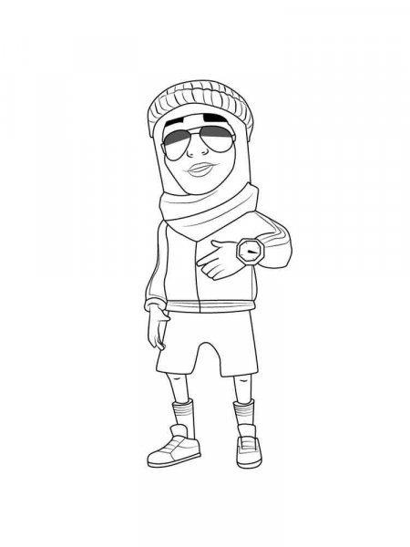 Subway Surfers coloring pages