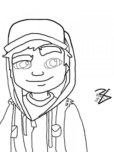 Subway Surfers coloring pages