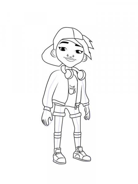 Subway Surfers coloring pages