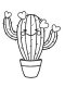 Succulent coloring pages