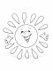 Sun coloring pages