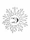 Sun coloring pages