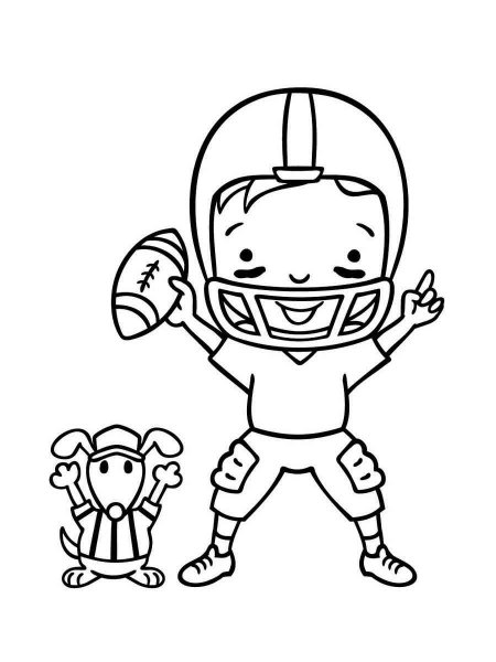 Super Bowl coloring pages