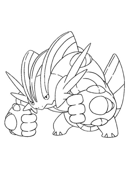 Swampert Pokemon coloring pages