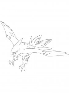 Talonflame Pokemon coloring pages