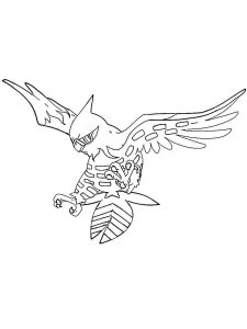 Talonflame Pokemon coloring pages