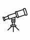 Telescope coloring pages