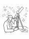 Telescope coloring pages