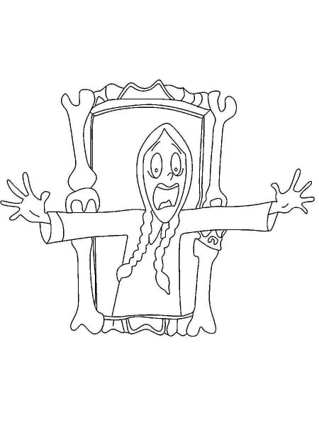 The Addams Family coloring page - Free printable